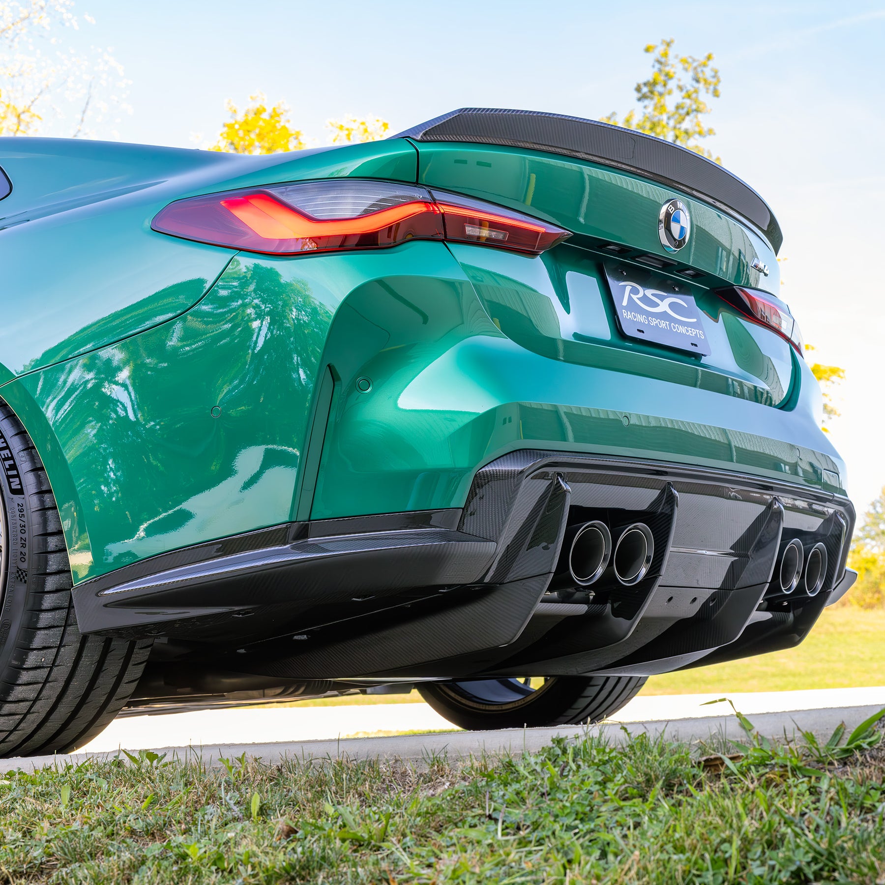 RSC G82 M4 Rear Diffuser | Carbon Fiber | 7 Piece Rear Diffuser Kit for ...