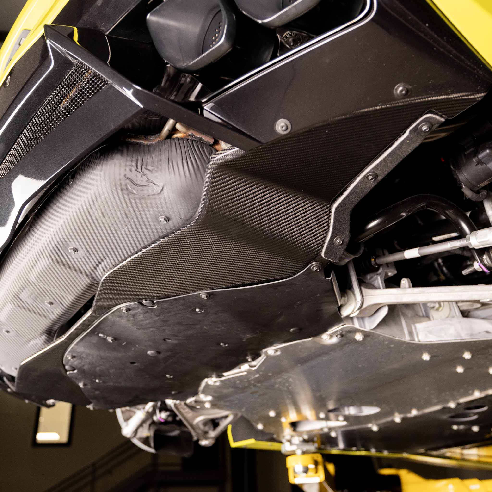 Lower Diffuser Trim Panel | Carbon Fiber | Fits Corvette C8 Stingray ...