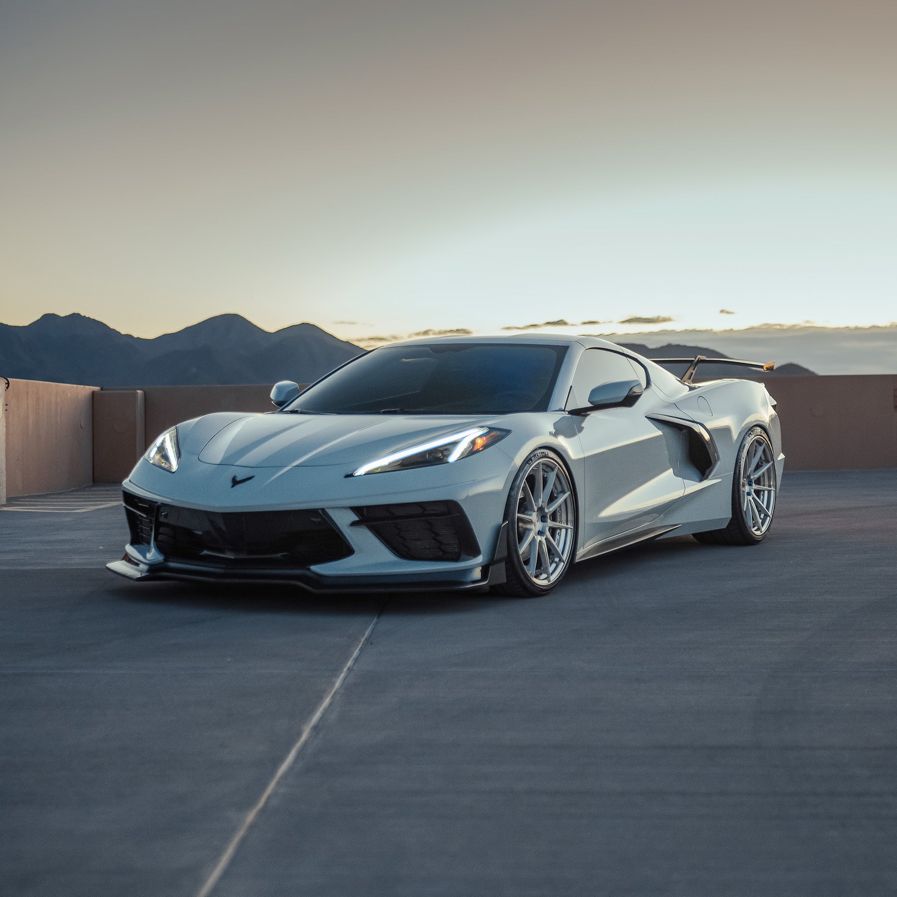 Knighthawk Wing for C8 Corvette by RSC | Carbon Fiber | C8 Corvette ...