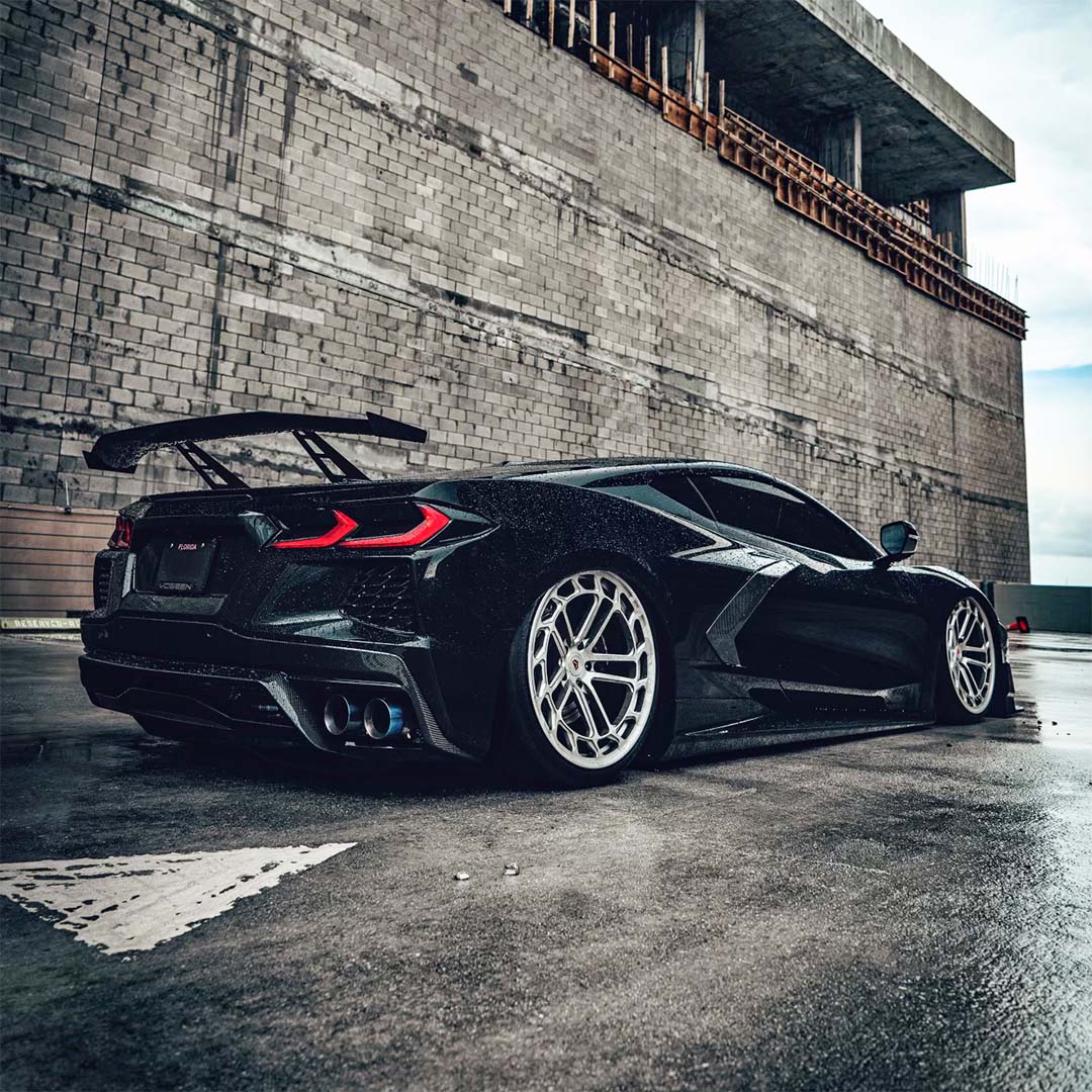 Knighthawk Wing for C8 Corvette by RSC | Carbon Fiber | C8 Corvette ...