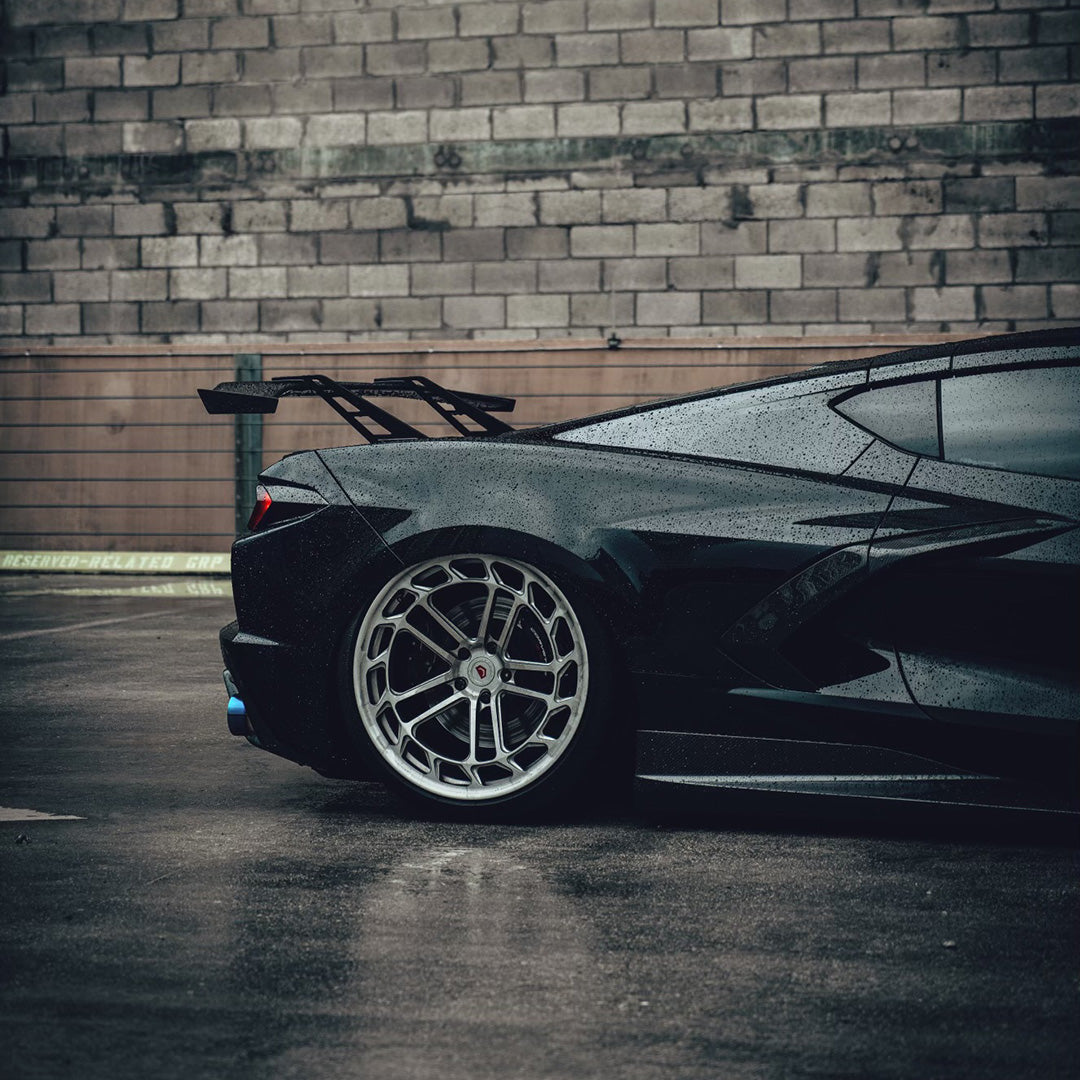 Knighthawk Wing for C8 Corvette by RSC | Carbon Fiber | C8 Corvette ...