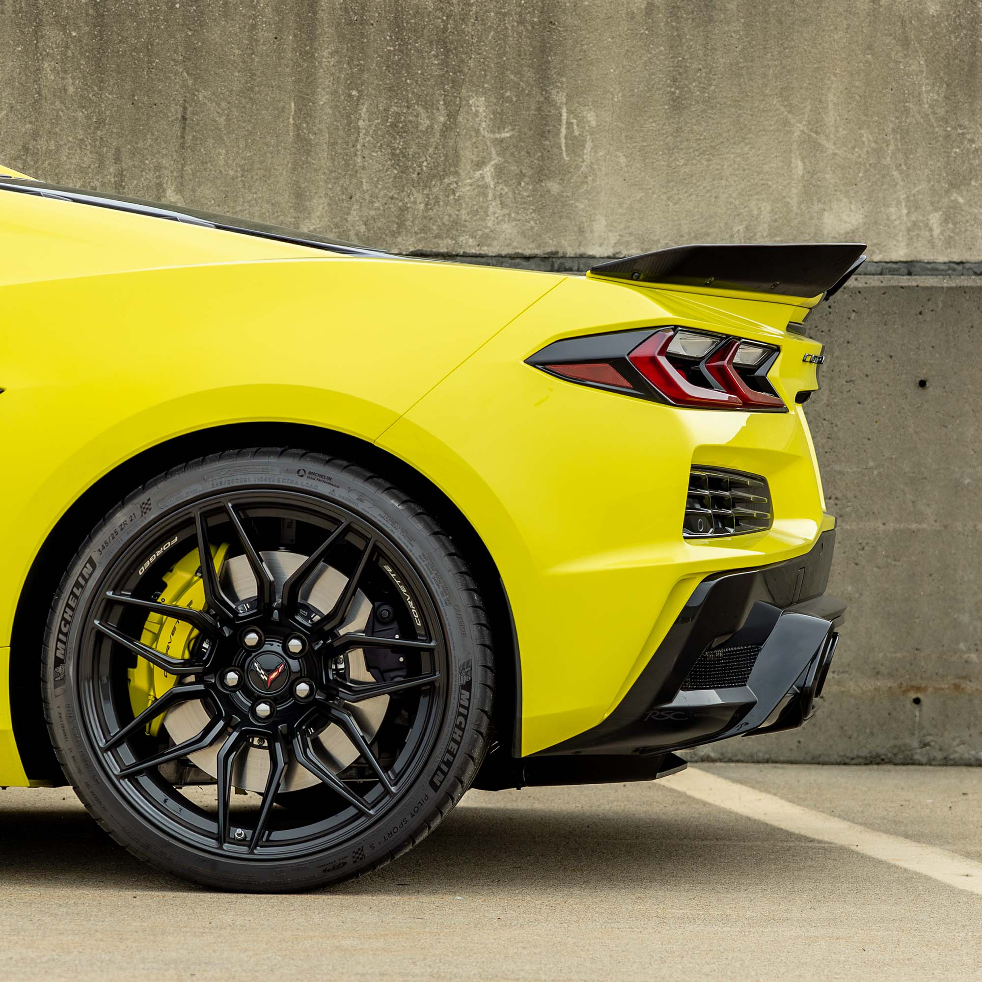 C8 Z06 Spoiler Wicker Extensions by RSC – Racing Sport Concepts