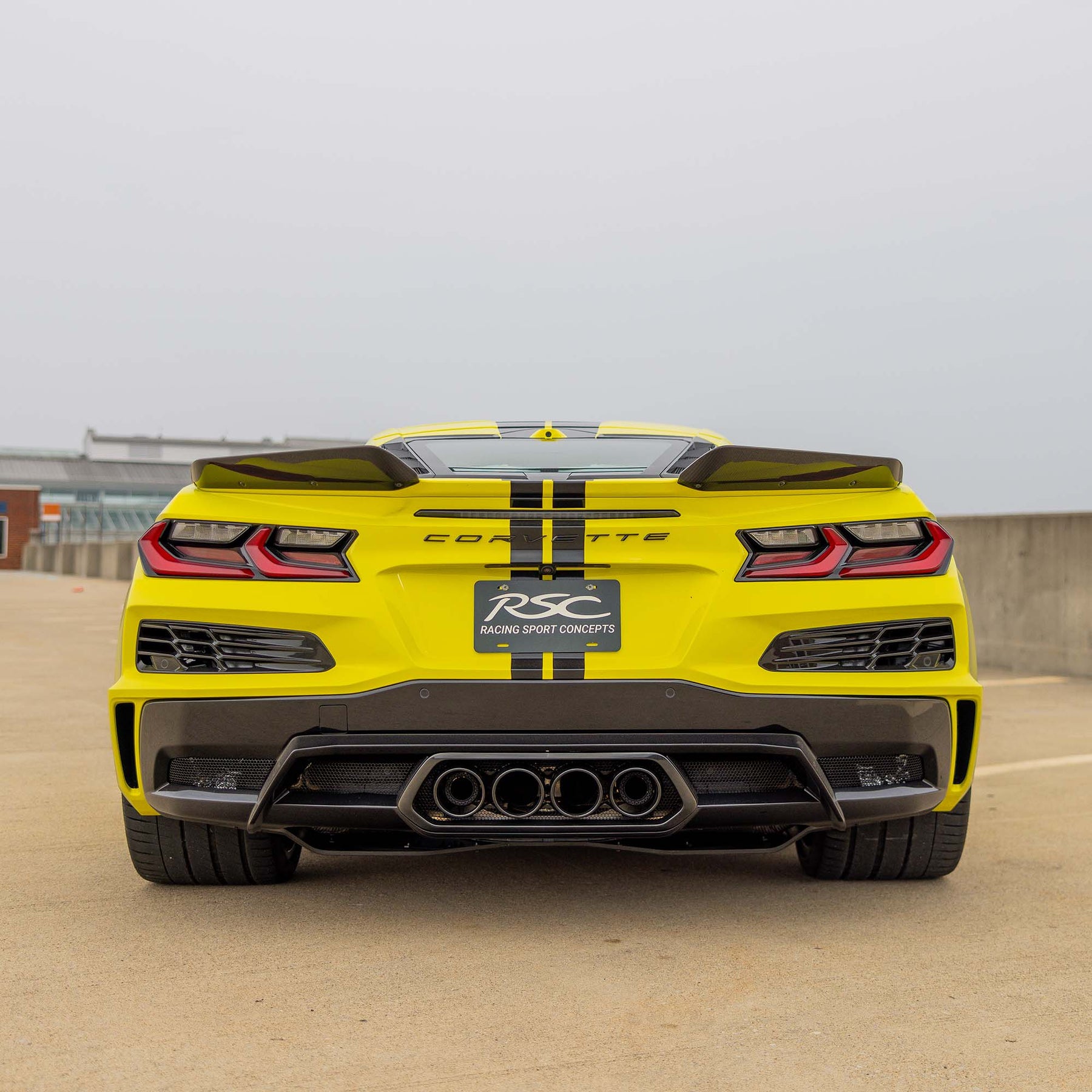 C8 Z06 Spoiler Wicker Extensions by RSC – Racing Sport Concepts