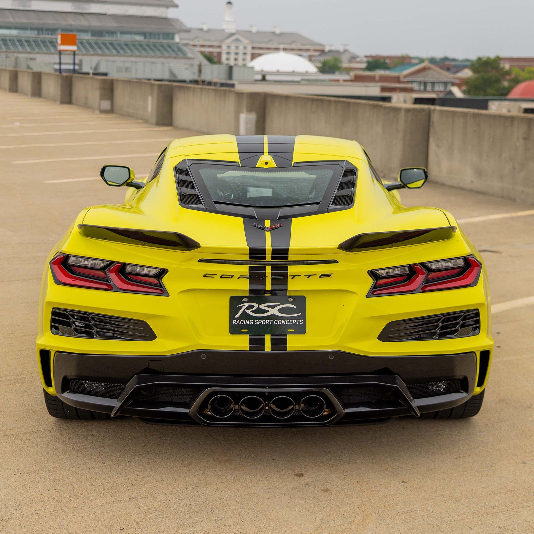 C8 Z06 Spoiler Wicker Extensions by RSC – Racing Sport Concepts