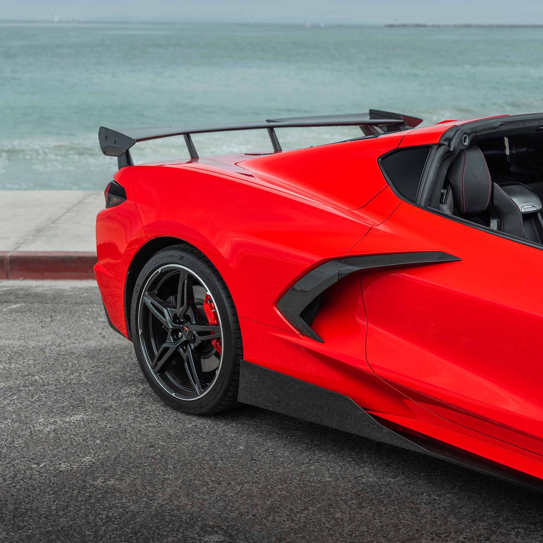 RSC | C8 High Wing Spoiler | Carbon Fiber | C8 Coupe and HTC Models ...