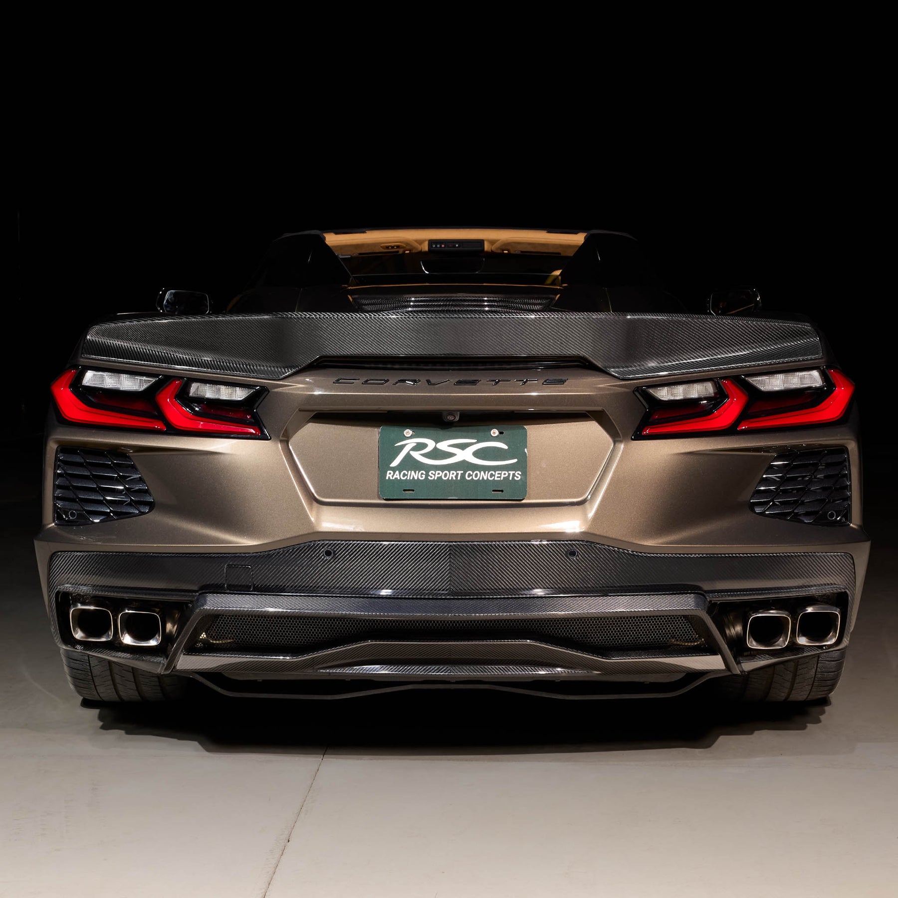 Corvette C8 Rear Spoiler | RSC GT Ducktail Spoiler | Carbon Fiber ...