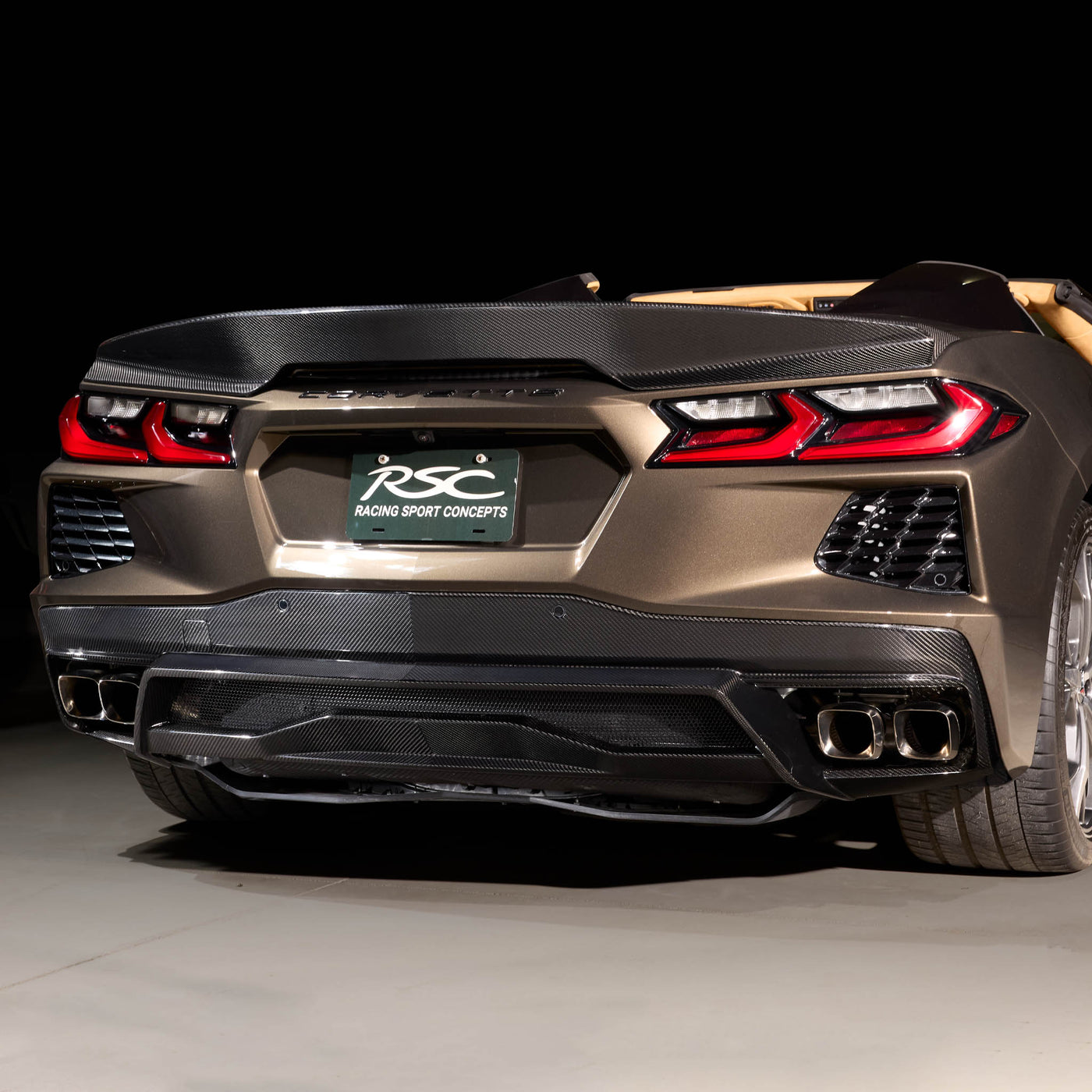 Corvette C8 Rear Spoiler | RSC GT Ducktail Spoiler | Carbon Fiber ...