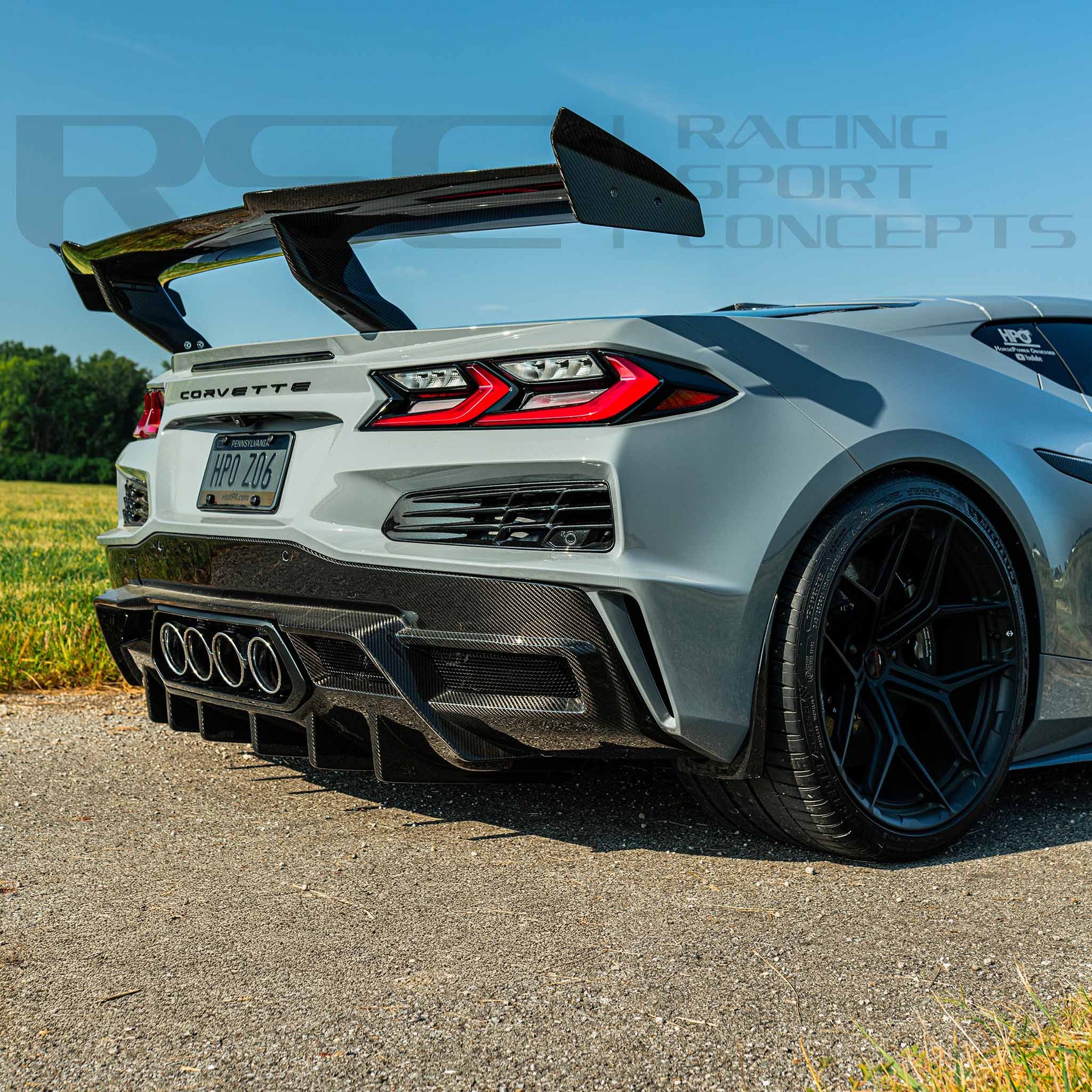 Corvette C8 ZR1.1 Wing – Carbon Fiber Aero by Racing Sport Concepts