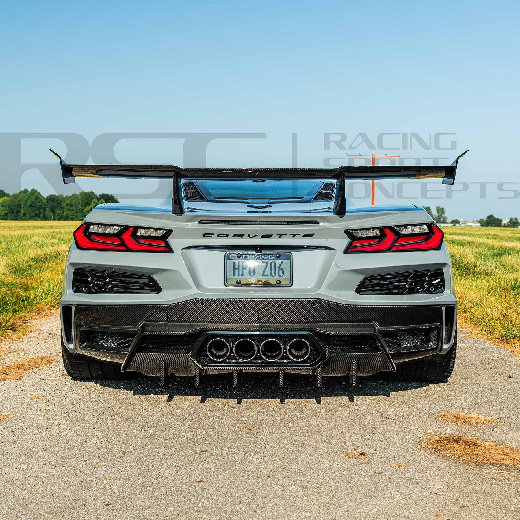 Corvette C8 ZR1.1 Wing – Carbon Fiber Aero by Racing Sport Concepts