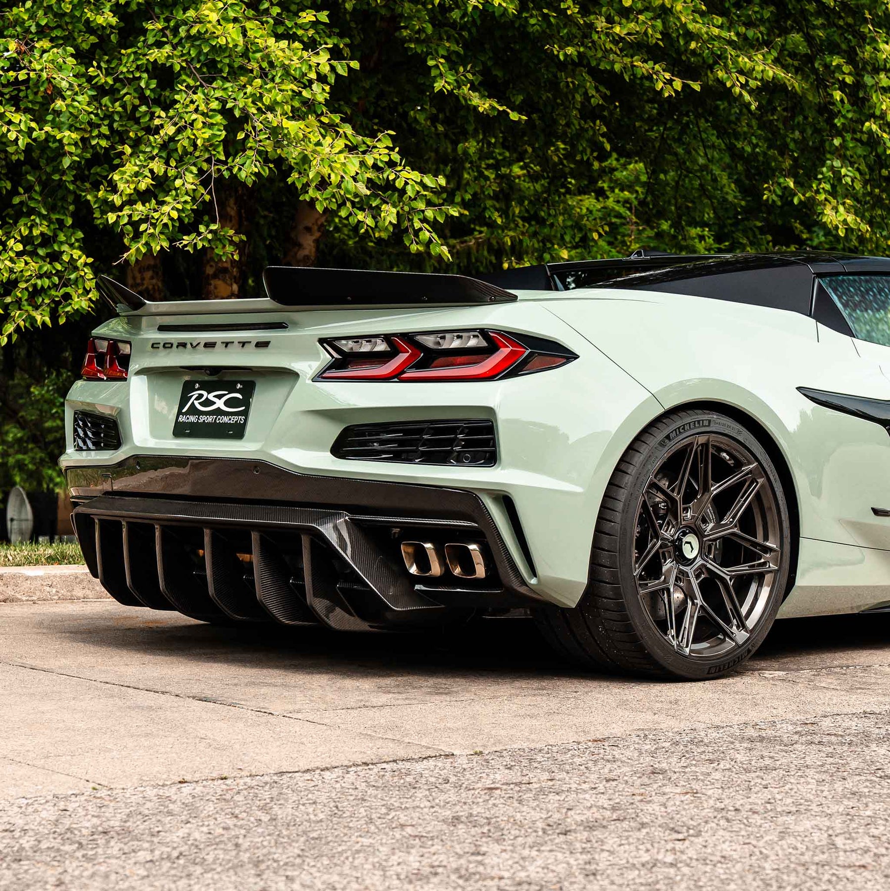 C8 Z06 Spoiler Wicker Extensions by RSC – Racing Sport Concepts
