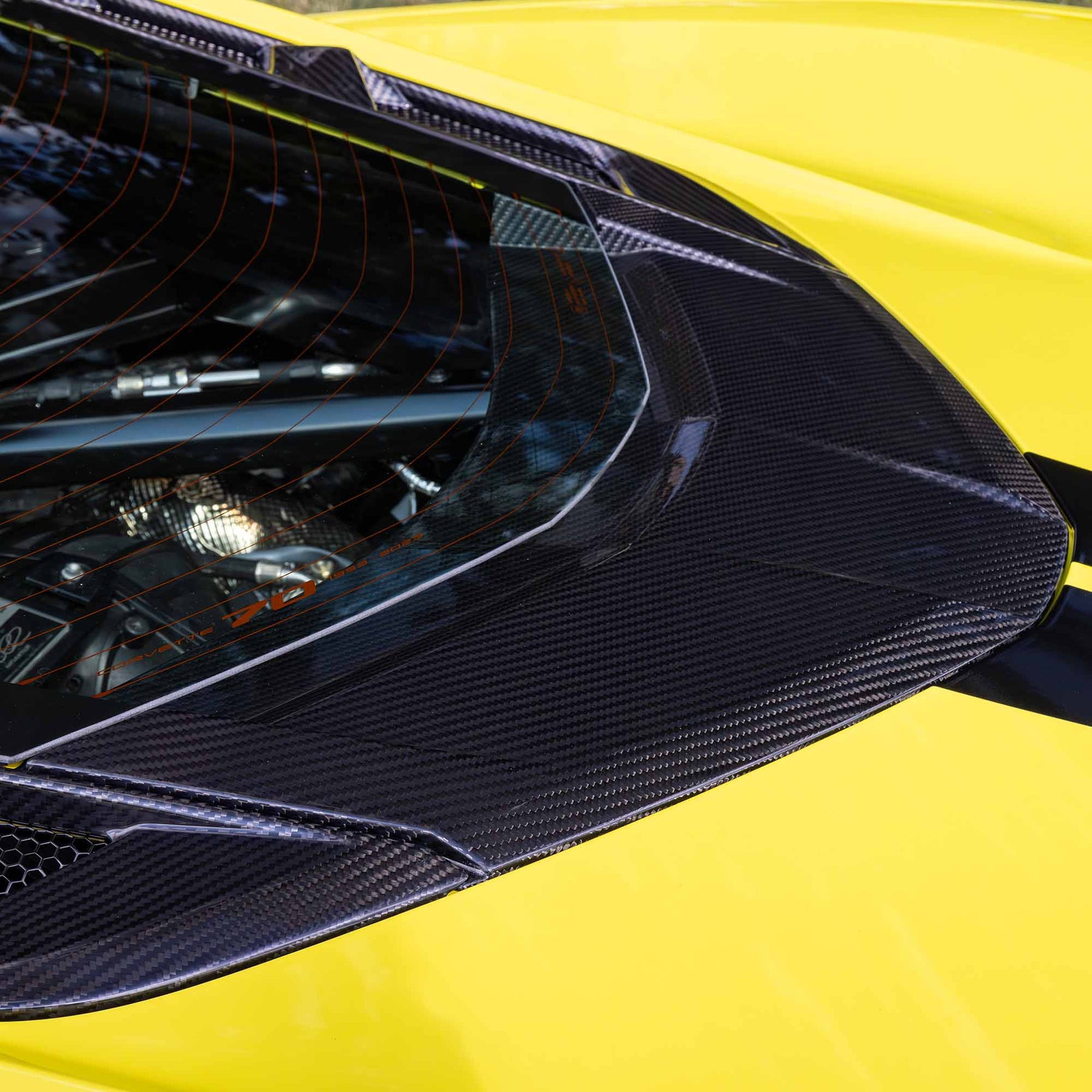 Lower Engine Hatch Trim Piece | Carbon Fiber | Corvette C8 & C8 Z06 ...
