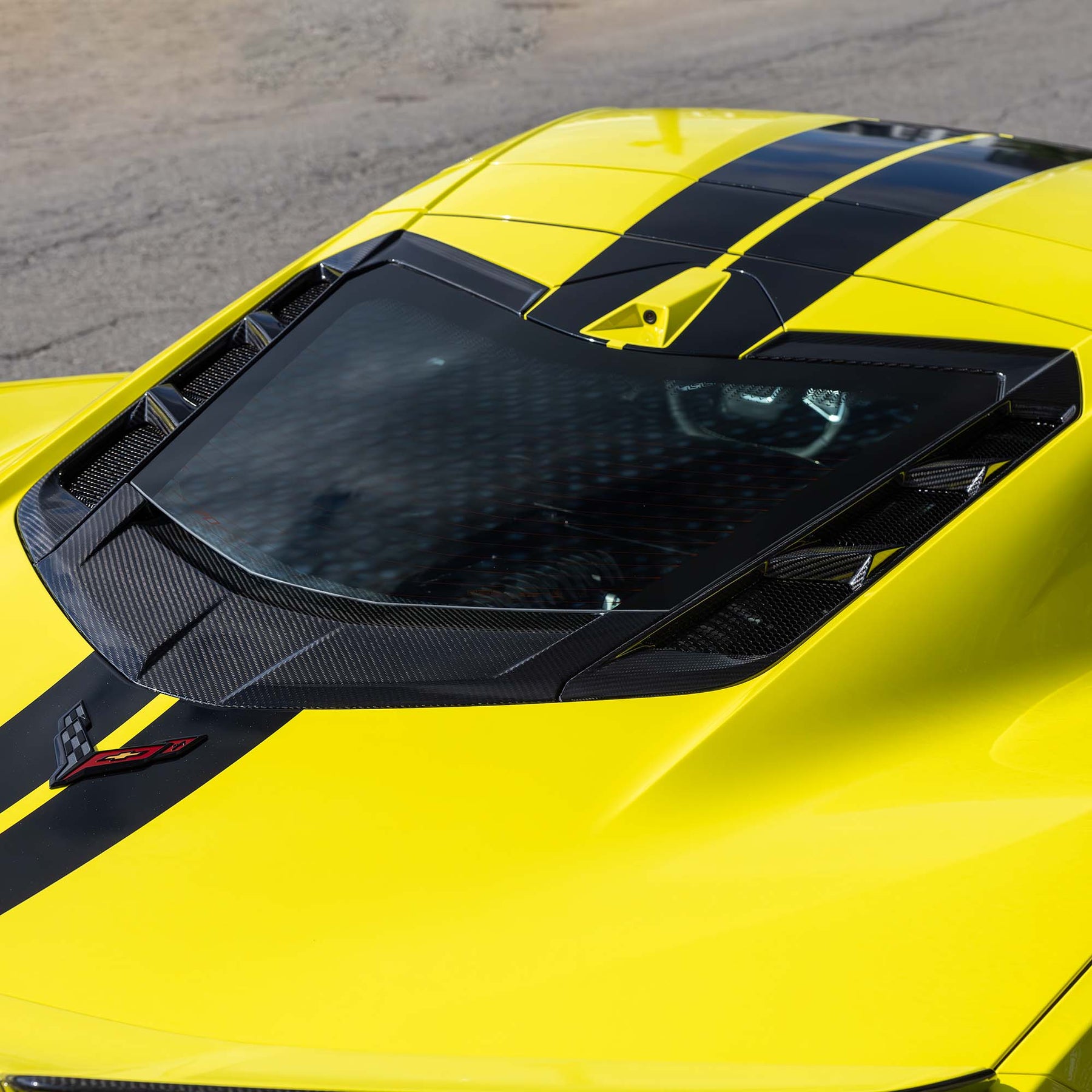 Lower Engine Hatch Trim Piece | Carbon Fiber | Corvette C8 & C8 Z06 ...