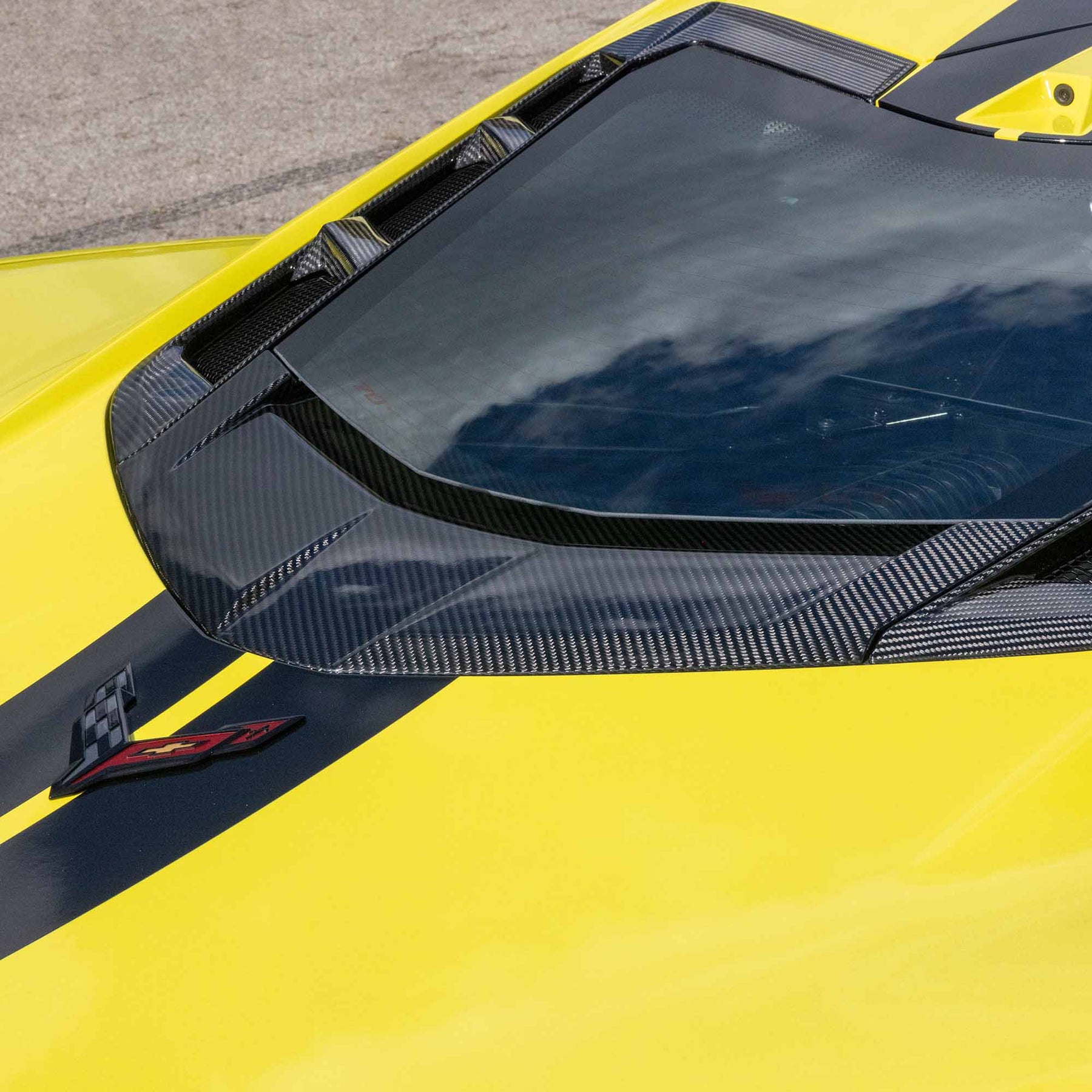 Lower Engine Hatch Trim Piece | Carbon Fiber | Corvette C8 & C8 Z06 ...