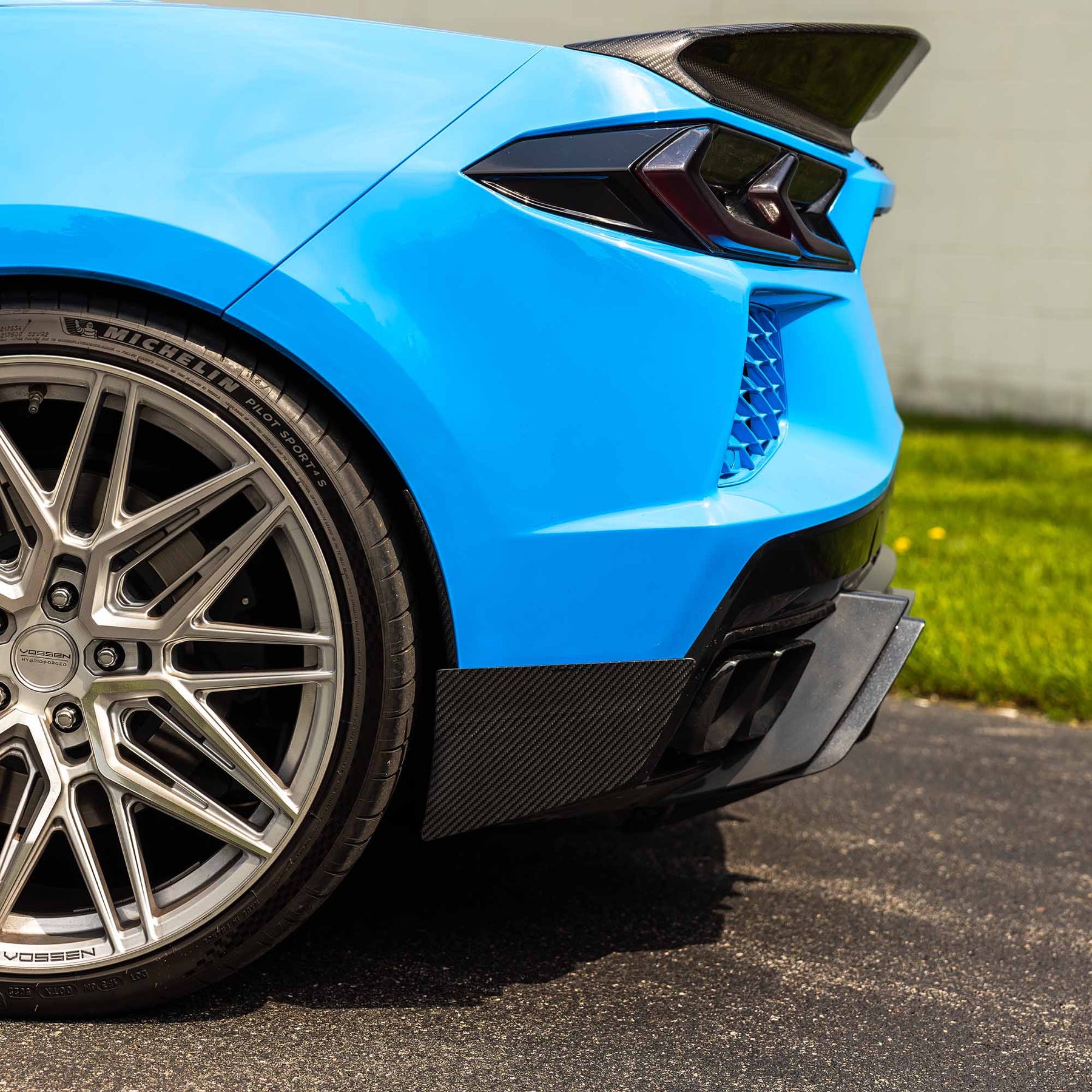 RSC C8 Rear Canards & Mud Flaps | Carbon Fiber | Corvette C8 Stingray ...