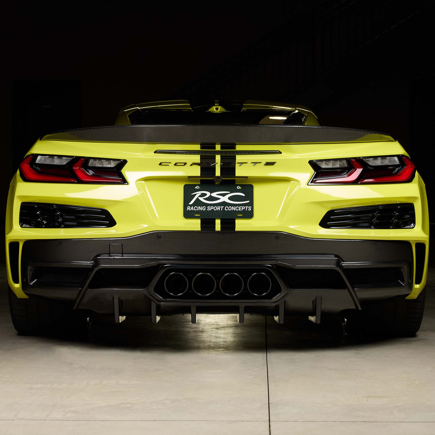 RSC | Z06 Rear Diffuser Package | Carbon Fiber | Corvette C8 Z06 Coupe ...