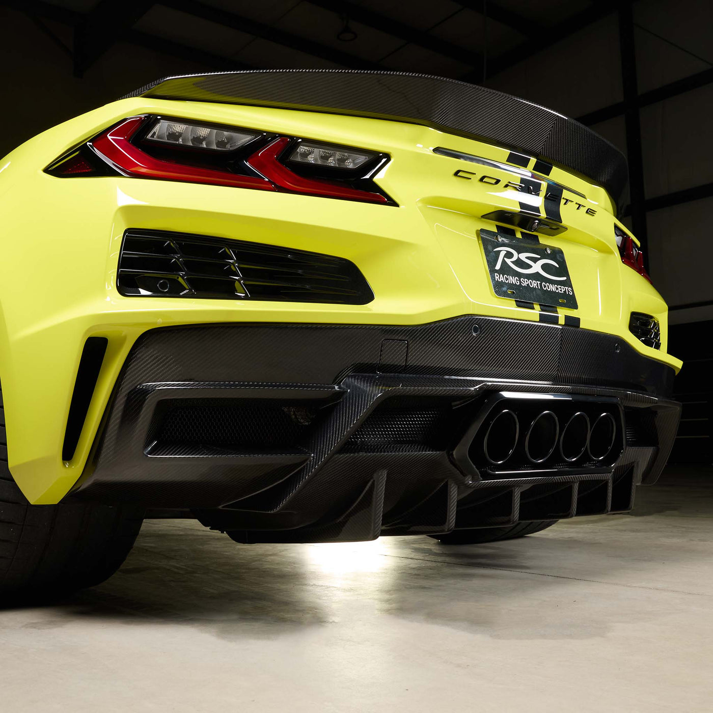 RSC | Z06 Rear Diffuser Package | Carbon Fiber | Corvette C8 Z06 Coupe ...