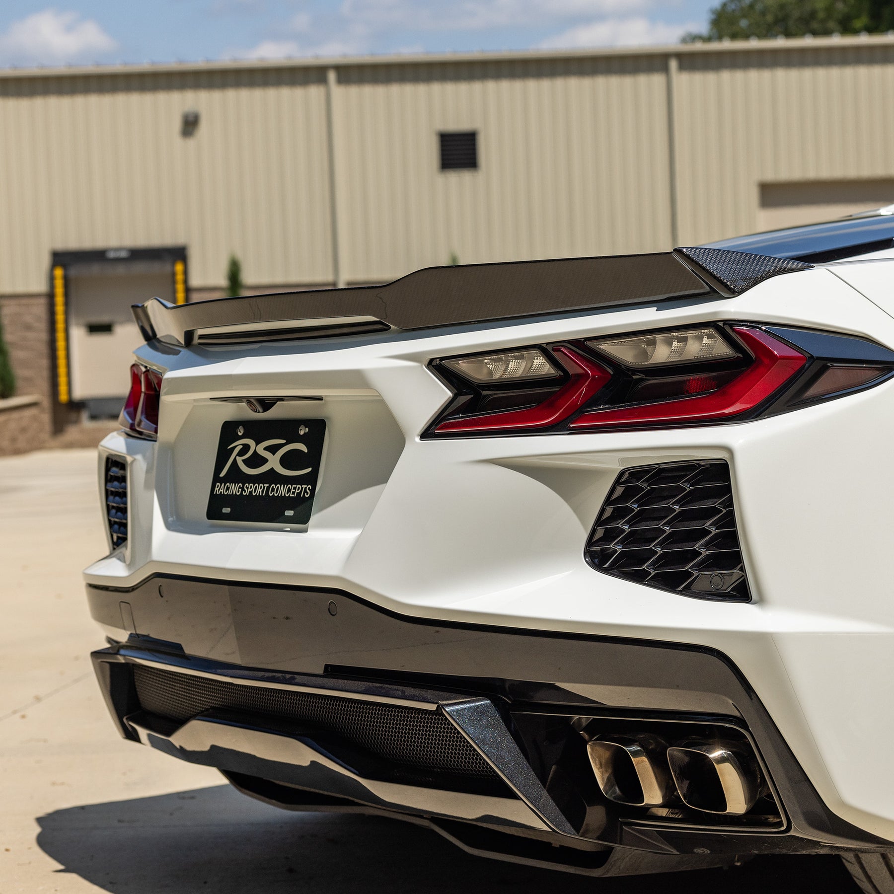 RSC | GS Rear Spoiler | Carbon Fiber | C8 Corvette Stingray Carbon ...