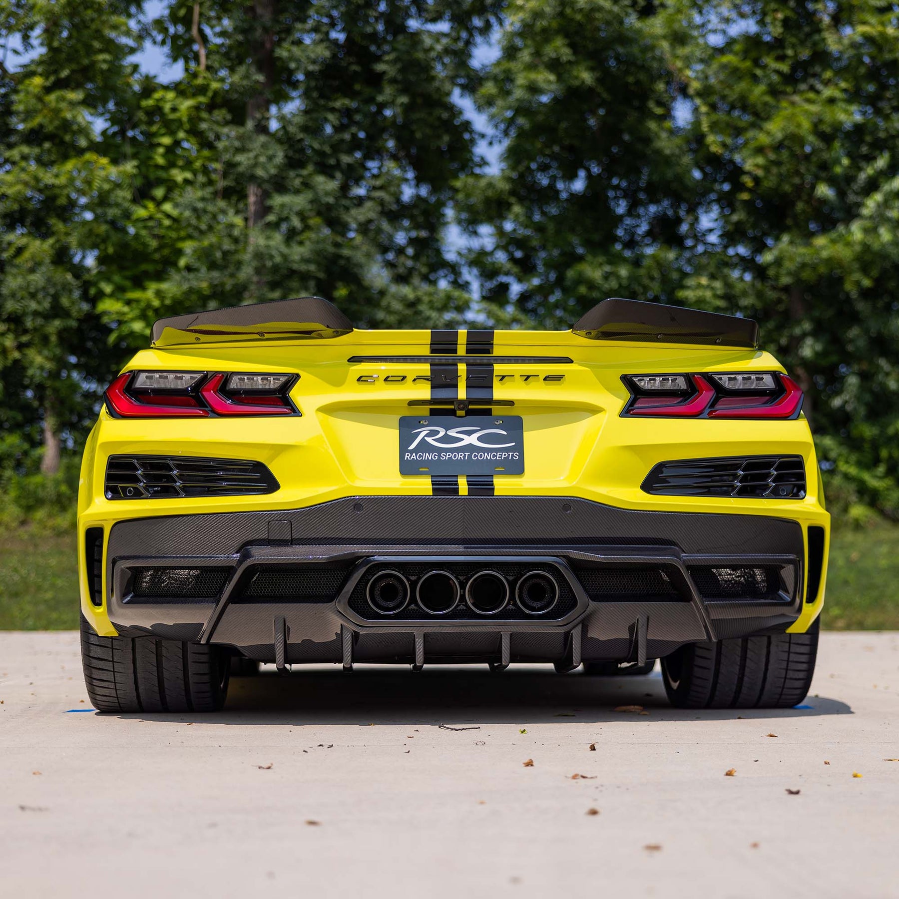 RSC | Z06 Rear Diffuser Package | Carbon Fiber | Corvette C8 Z06 Coupe ...