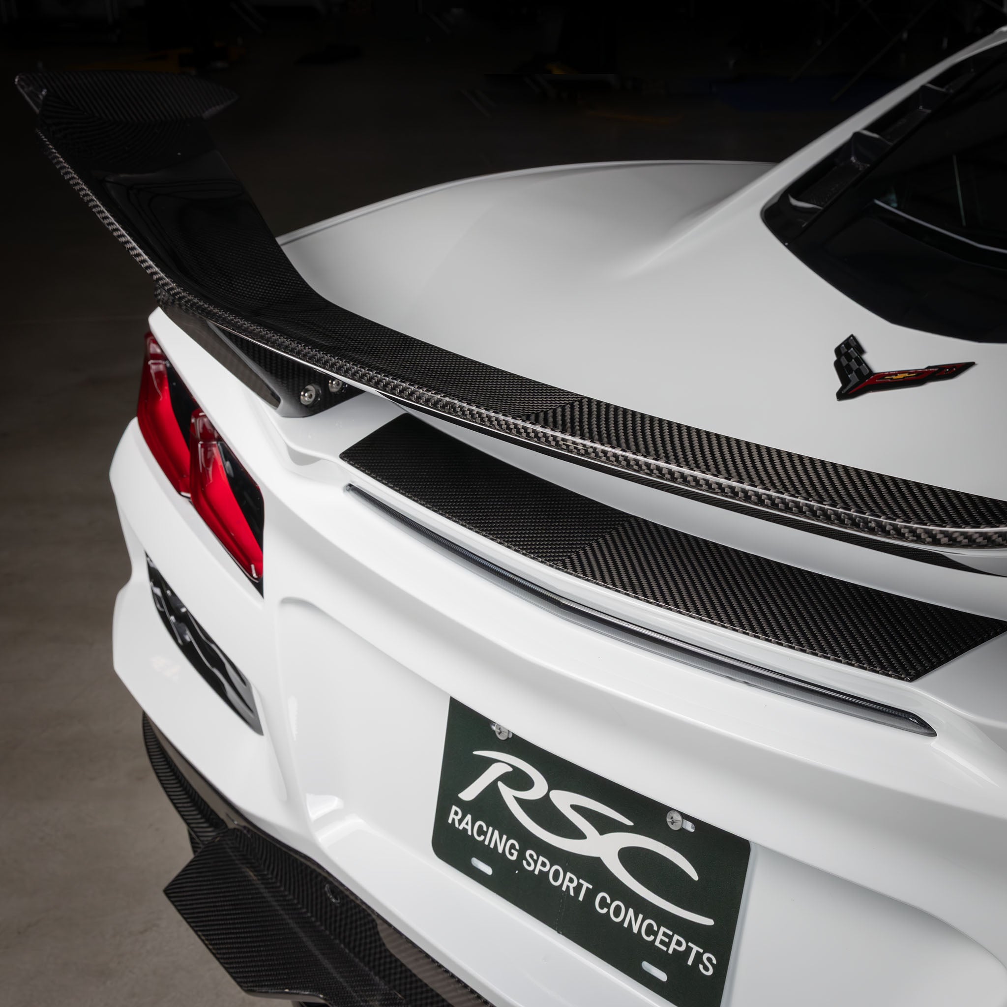 C8 Z06 Spoiler Hole Covers for C8 Z06 & E-Ray Rear Bumper – Racing ...